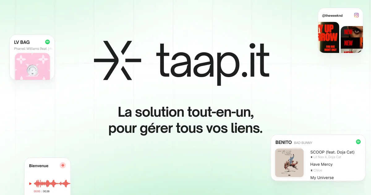Tarifs et plans taap.it : gratuit, Starter, Pro, Business